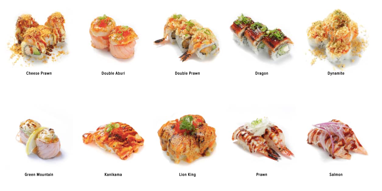 Menu at Wara Sushi restaurant, Meadowbrook