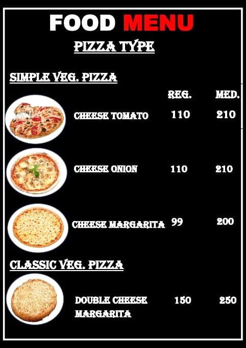 Menu of Splitz Pizza, Sector 15, Dwarka, New Delhi