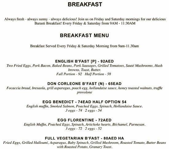 Barasti Menu, Menu for Barasti, Dubai Marina, Dubai - Zomato