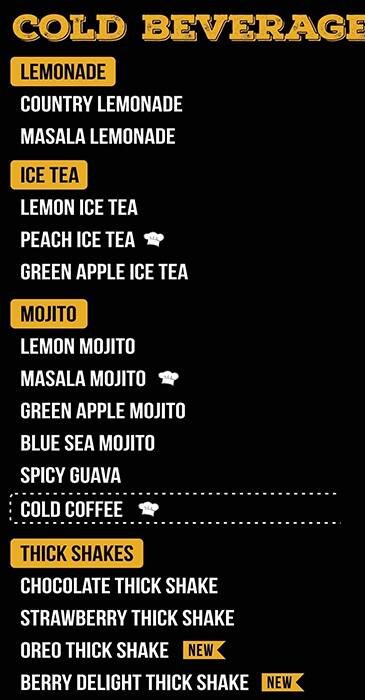 Menu at HUNGRY HEAD, Mumbai, Shop 1