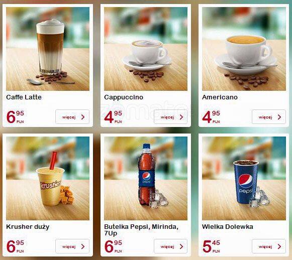 Menu at KFC Kraków ECE Kiosk restaurant, Kraków, Pawia 5 Galeria ...