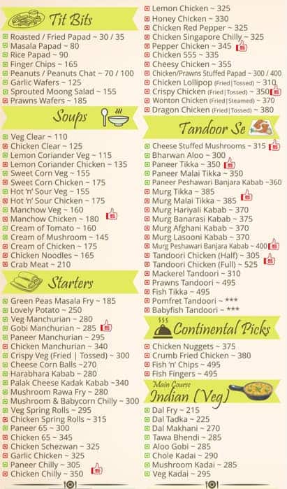 Menu of Copperleaf - Porvorim, Penha de Franca, Goa