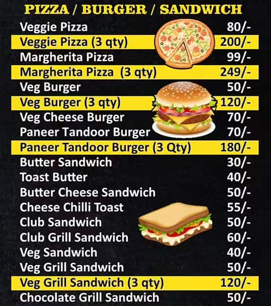Menu at Cafe Arosha, Pune, near Berry Bash & Sujata Mastani Karve Putla