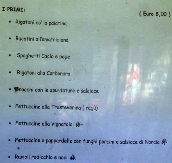Il Coccio a Roma: Foto del Menu con Prezzi - Zomato Italia