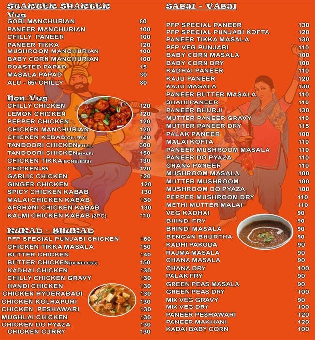 Punjabi Food Point Menu, Menu for Punjabi Food Point, Bellandur ...