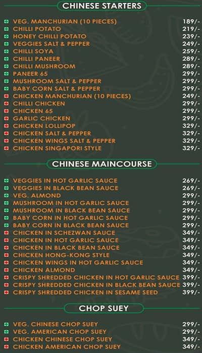 Menu of So Yumm Foods, Tughlakabad Institutional Area, New Delhi