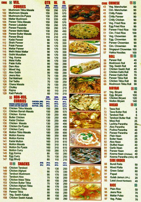 D4 Buffet Restaurant Menu, Menu for D4 Buffet Restaurant, Janpath, New ...
