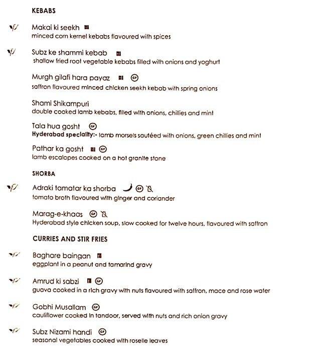 Kanak - Trident Hyderabad Menu - Zomato