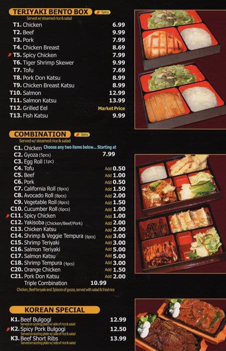 Happy Teriyaki Menu, Menu for Happy Teriyaki, Bremerton, Bremerton ...