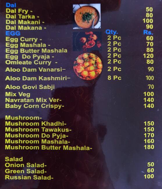 Menu of द golden ginger, Patliputra Colony, Patna