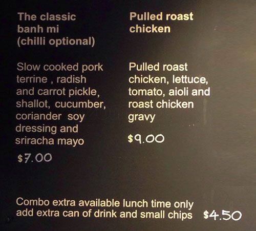 Menu at Taste Providore fast food, Woollahra