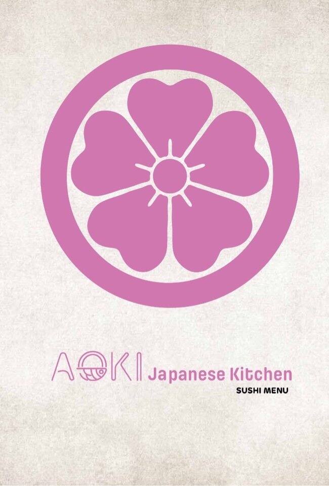 Menu at Aoki Japanese Kitchen restaurant, Glen Waverley