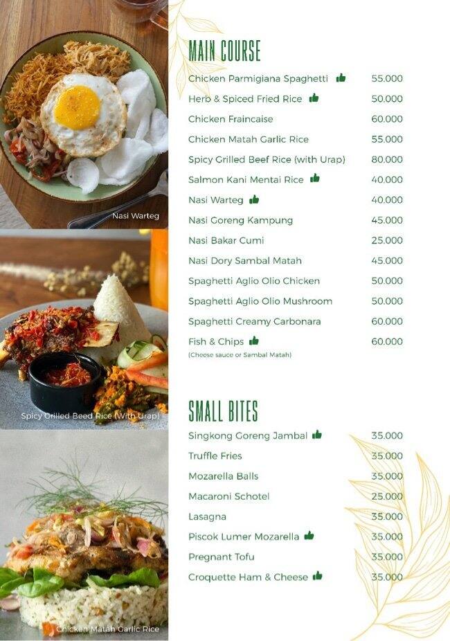 Menu at Mary's Pastry Lab cafe, Jakarta, Jl. Jatinegara Timur III