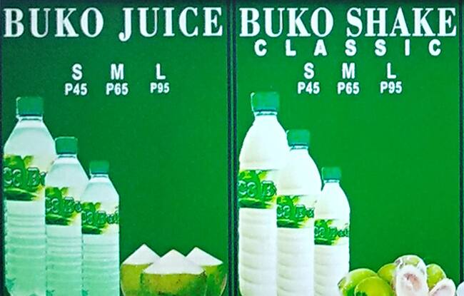 Menu at C8 Buko King pub & bar, Quezon City