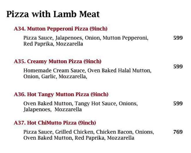 Menu at The Owl, Chennai, 45