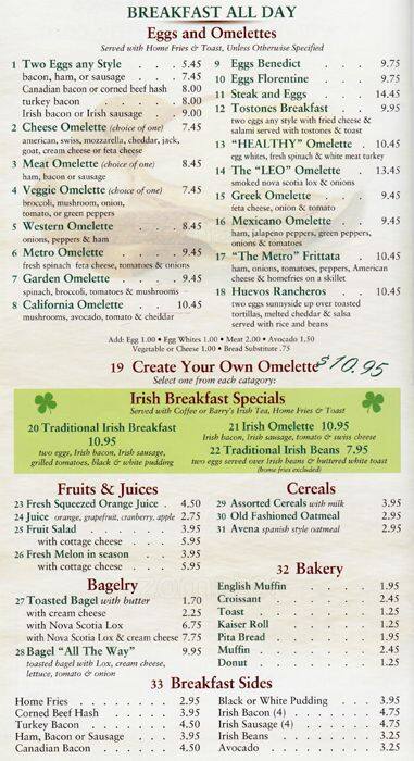 Metro Kitchen Menu, Menu for Metro Kitchen, Woodside, New York City ...