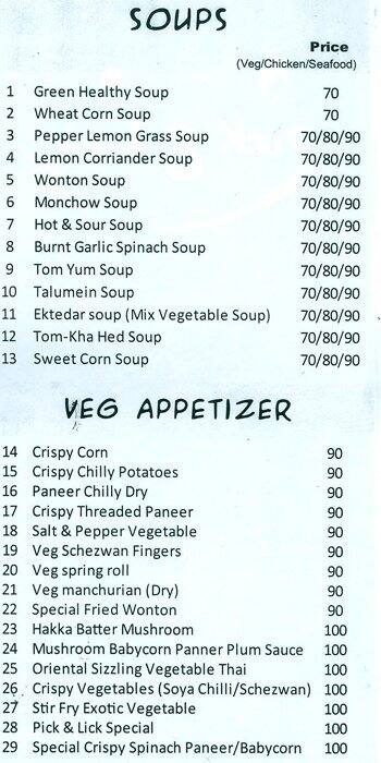 Pick & Lick Menu, Menu for Pick & Lick, Chakala, Mumbai - Zomato