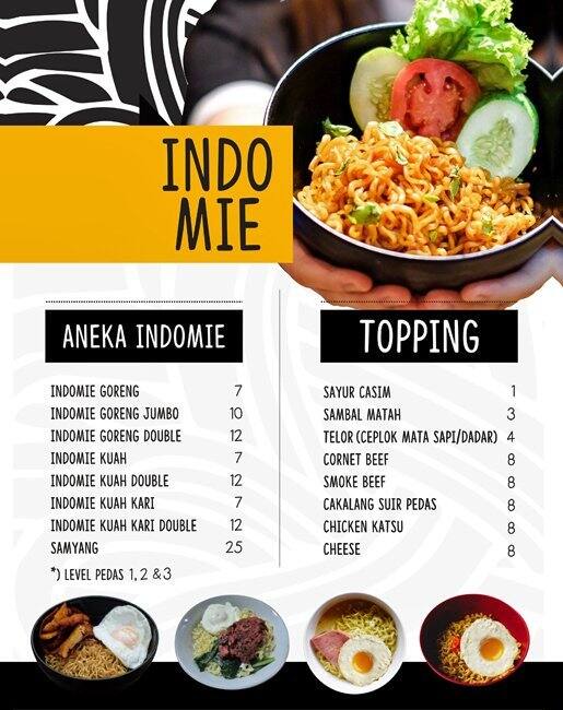 Menu at Lugano Cafe, Tangerang