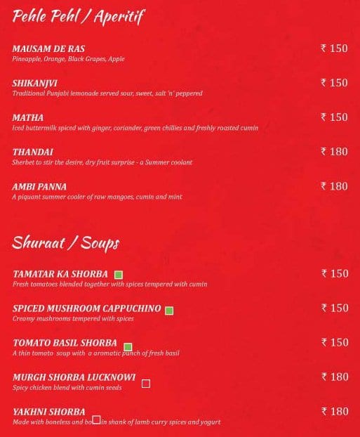 Rajputana Menu, Menu for Rajputana, Koyambedu, Chennai - Zomato
