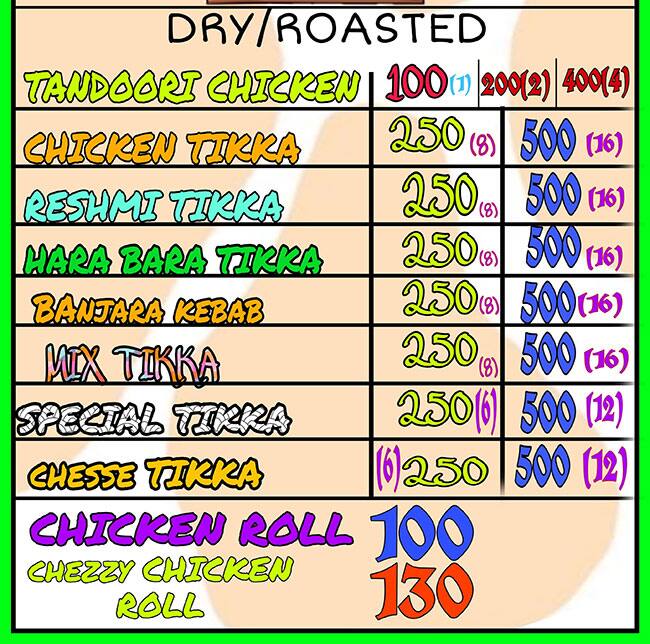 Menu at AMAN CHICKEN POINT SURAT, Surat