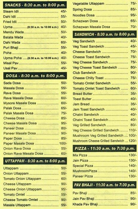 The Mumbai Masala Menu, Menu for The Mumbai Masala, Fort, Mumbai - Zomato