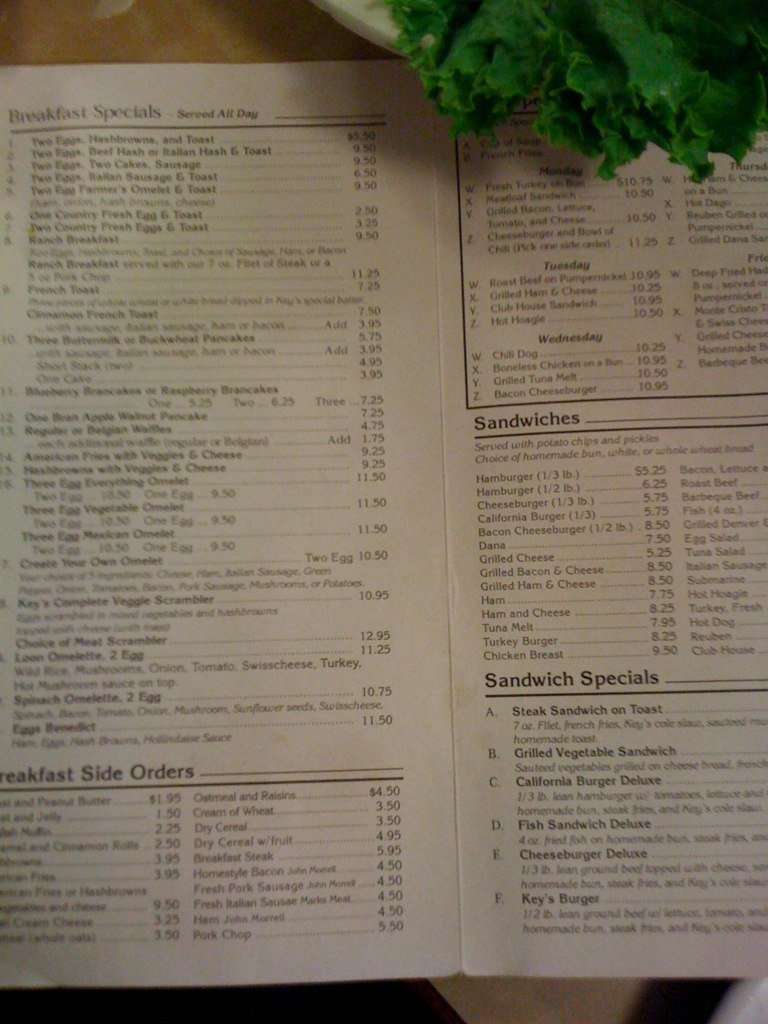 Keys Cafe Bakery Menu Menu For Keys Cafe Bakery St Anthony Park Keys Cafe Bakery Menu Menu For Keys Cafe Bakery St Anthony Park