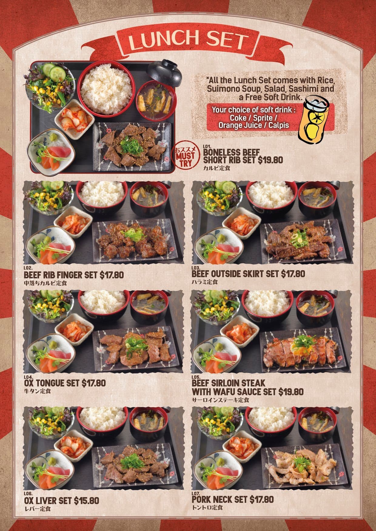 Yakiniku Yokocho Menu, Menu for Yakiniku Yokocho, CBD, Sydney ...