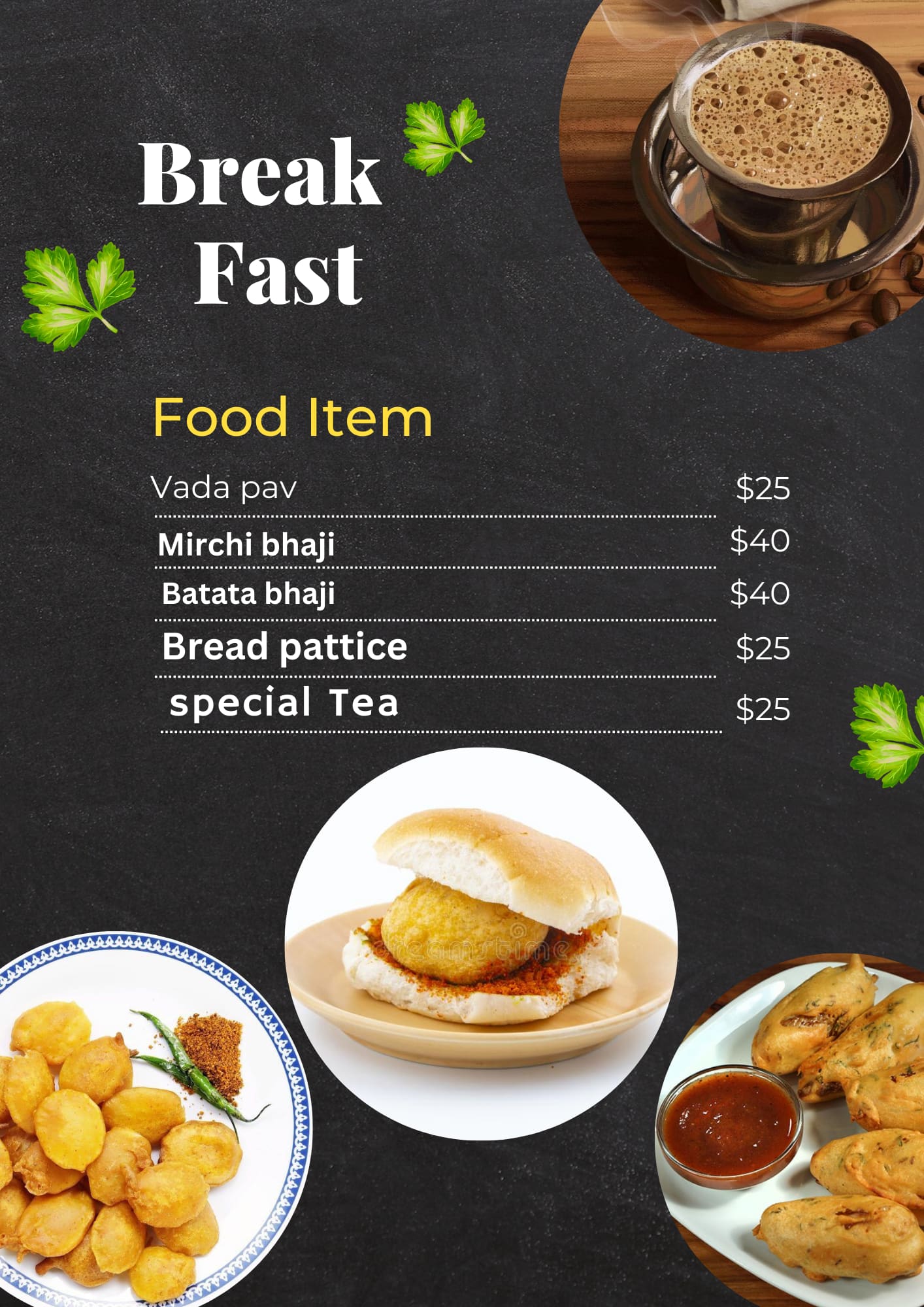 Menu of Akshay Nasta Centre, Wakad, Pune