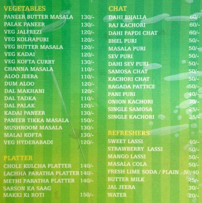Veg By Nature Menu, Menu for Veg By Nature, New BEL Road, Bangalore ...