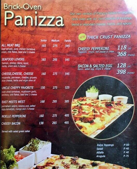 Uncle Cheffy Menu, Menu for Uncle Cheffy, McKinley Hill, Taguig City ...