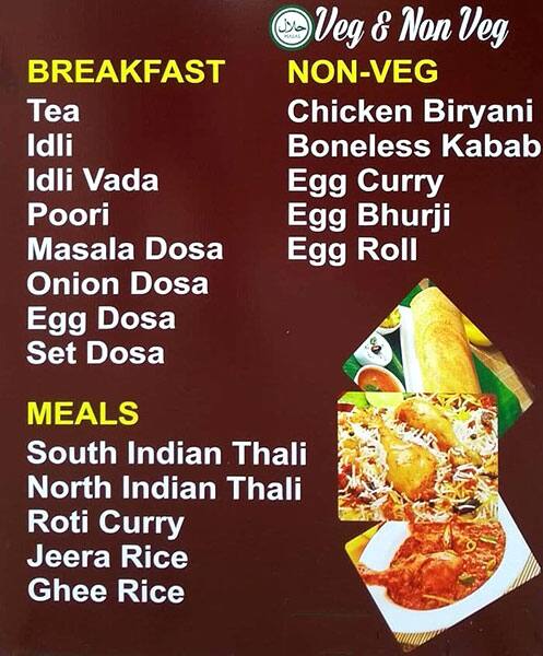 Menu of Noori Restaurant, Malad West, Mumbai