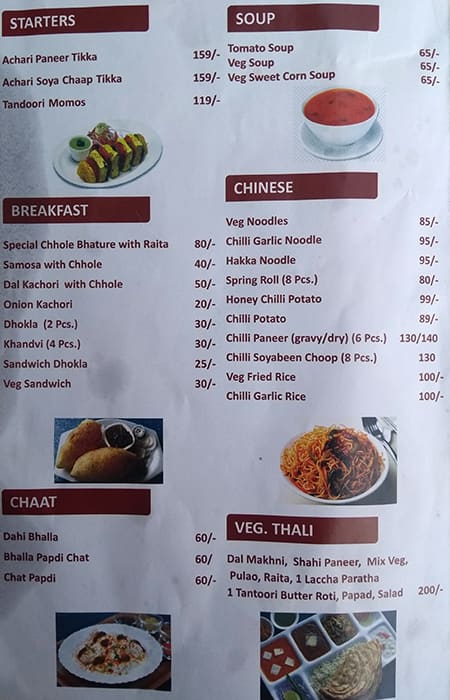 Menu at Om Bikaner Sweets, Bakery & Restaurant, Delhi