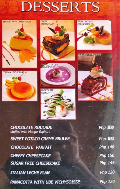 Menu at Uncle Cheffy BBQ, Tagaytay, Tagaytay Skyranch
