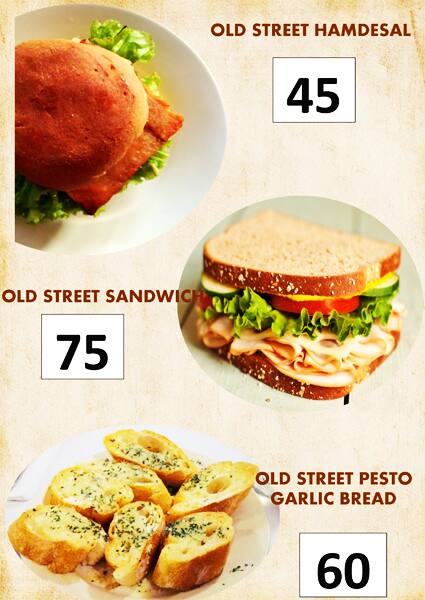 Menu at Old Street Cafe, Lapu-Lapu City, D.Macapagal Highway