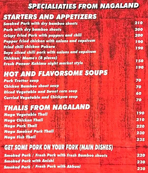 Menu of Chubalas Curry & Rice, Kammanahalli, Bangalore