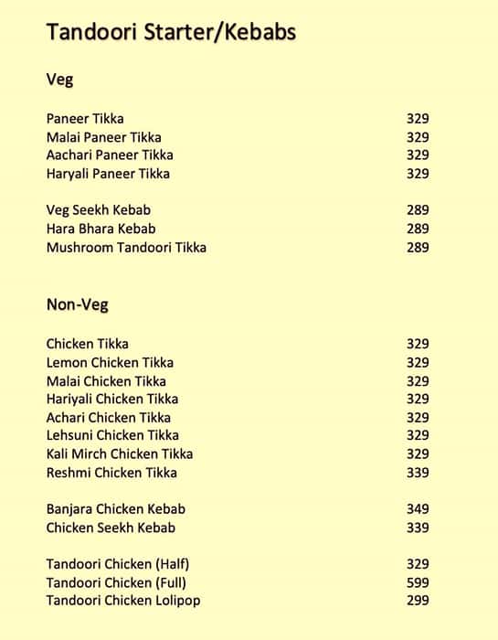 Menu of Delish Kebabs & Biryanis, Brookefield, Bangalore