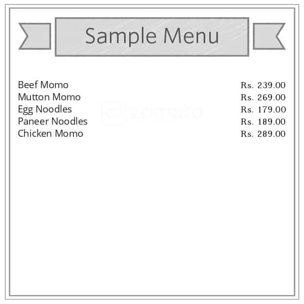 Menu of Momo & Me, MG Road, Kochi