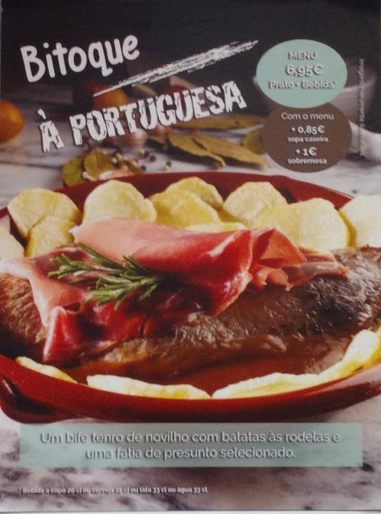 Menu em O Seu Bitoque - Alvaláxia, Lisboa