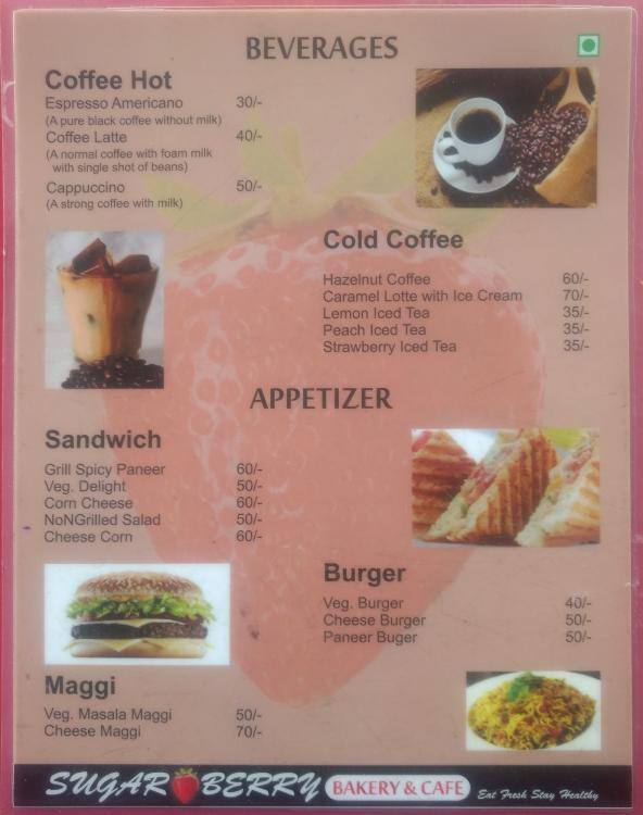 Sugar Berry Menu, Menu for Sugar Berry, Chitrakoot, Jaipur - Zomato