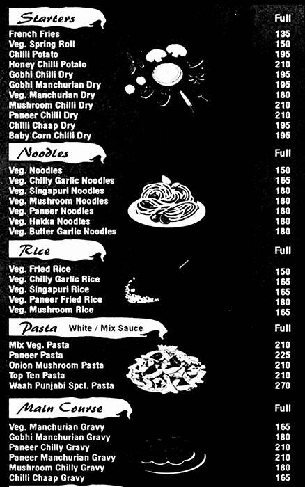 Menu of Bikaner Pure Veg Restaurant, Sector 34, Noida