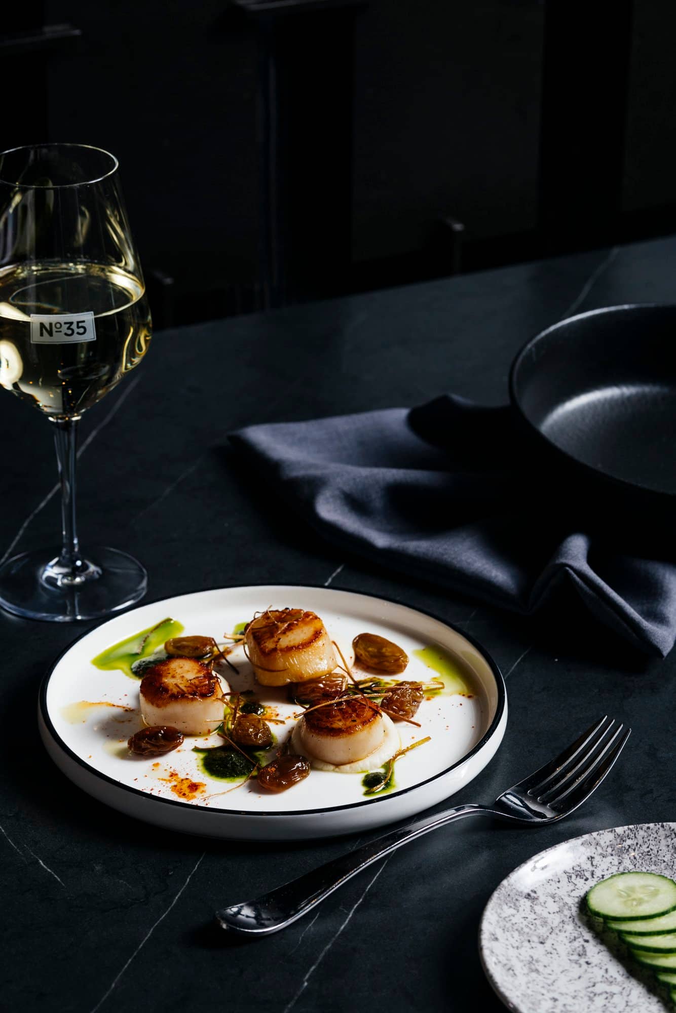 Menu at NO35 restaurant, Melbourne