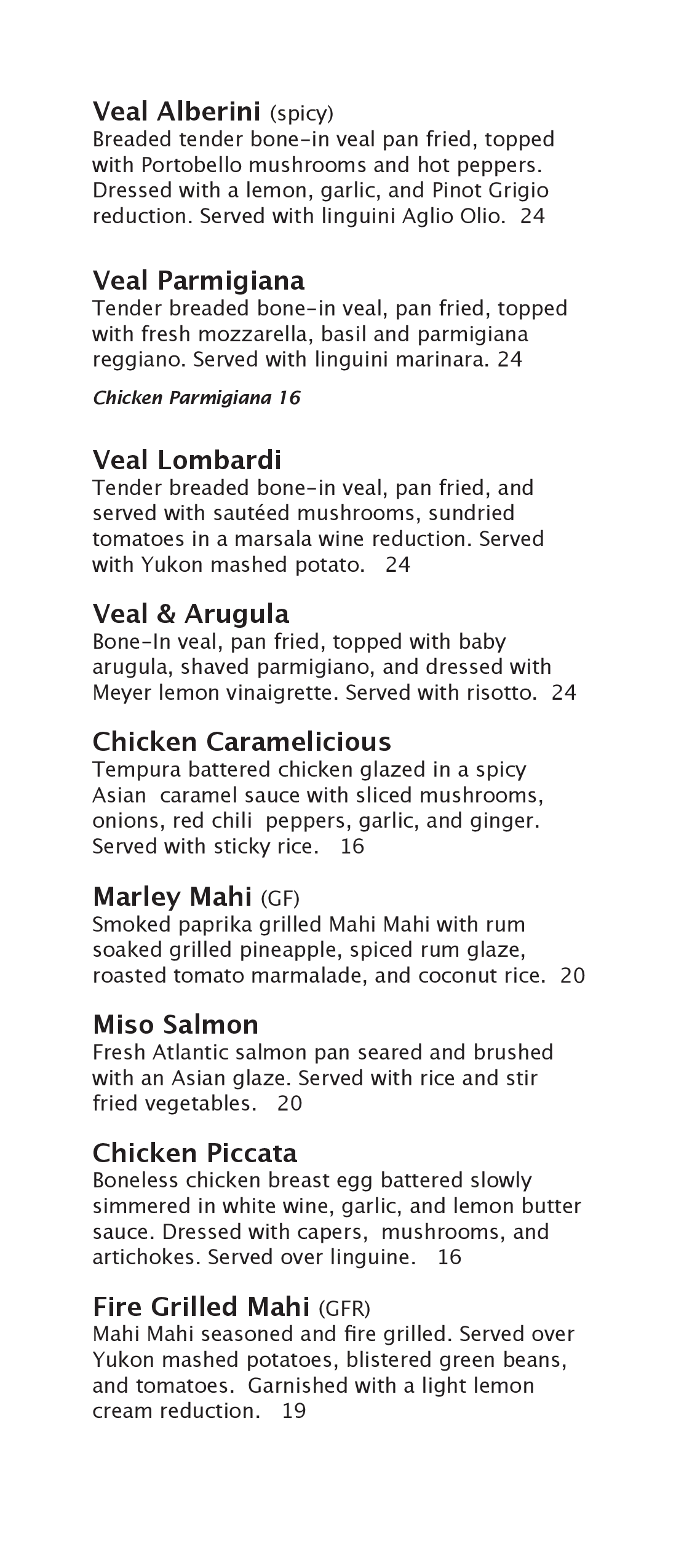 Menu at Michael Alberini's pub & bar, Youngstown, Boardman Poland Rd