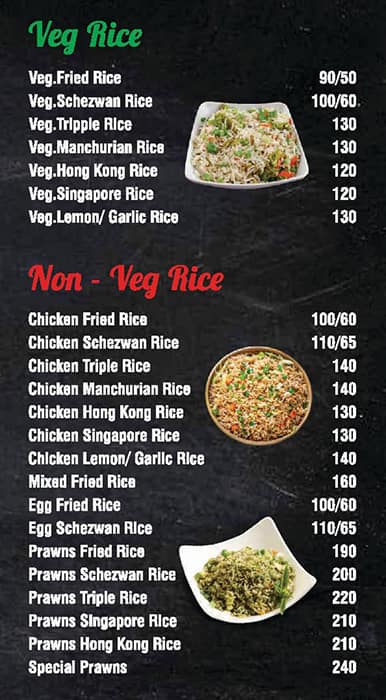 Menu at Baba Chinese corner Restaurant hotel, Mumbai