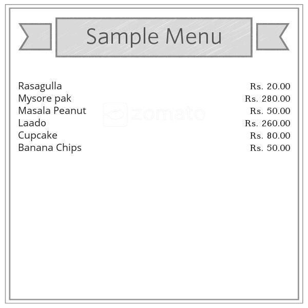 Sweet Chariot Menu, Menu for Sweet Chariot, Electronic City, Bangalore ...