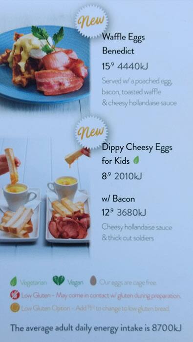 Menu at The Coffee Club, Nundah, Shop 7