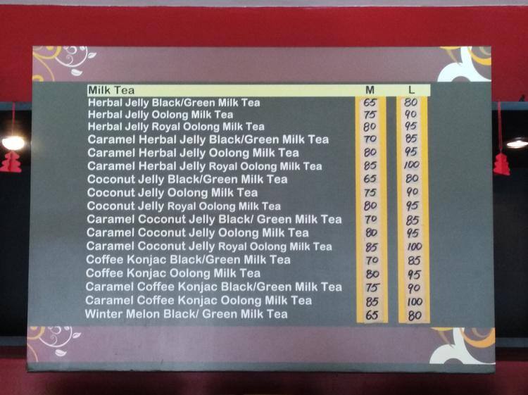 Menu at Simple Line, Quezon City, 59 Maginhawa St.