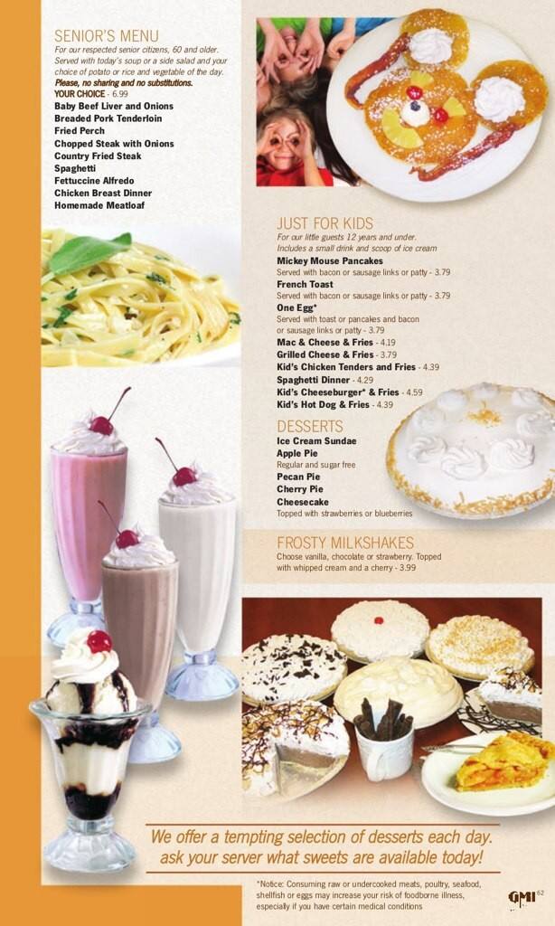 Menu At Stacks Restaurant Connersville