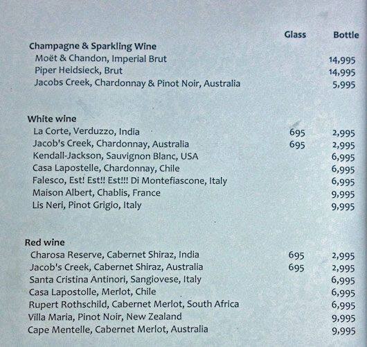 Aqua - The Park Menu, Menu for Aqua - The Park, Somajiguda, Hyderabad ...