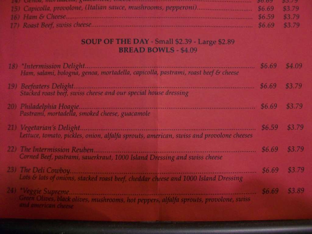 Intermission Deli, Bay City, Saginaw - Urbanspoon/Zomato