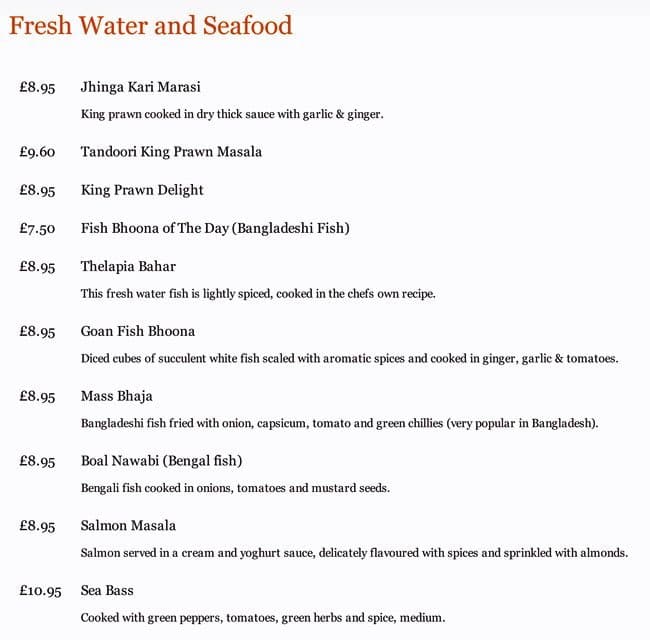 Menu at Asif Balti House, Beddington restaurant, Croydon